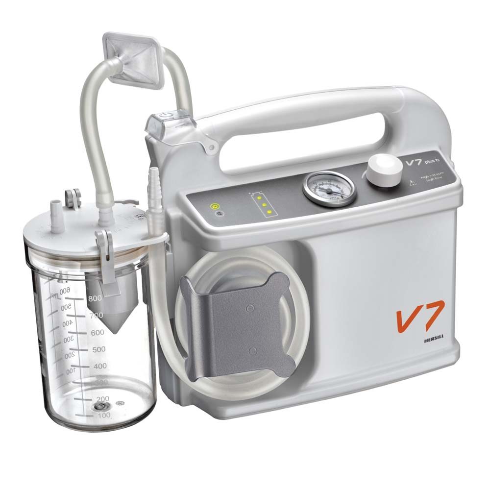 Hersill V7 Portable Suction - Breathing & Medical